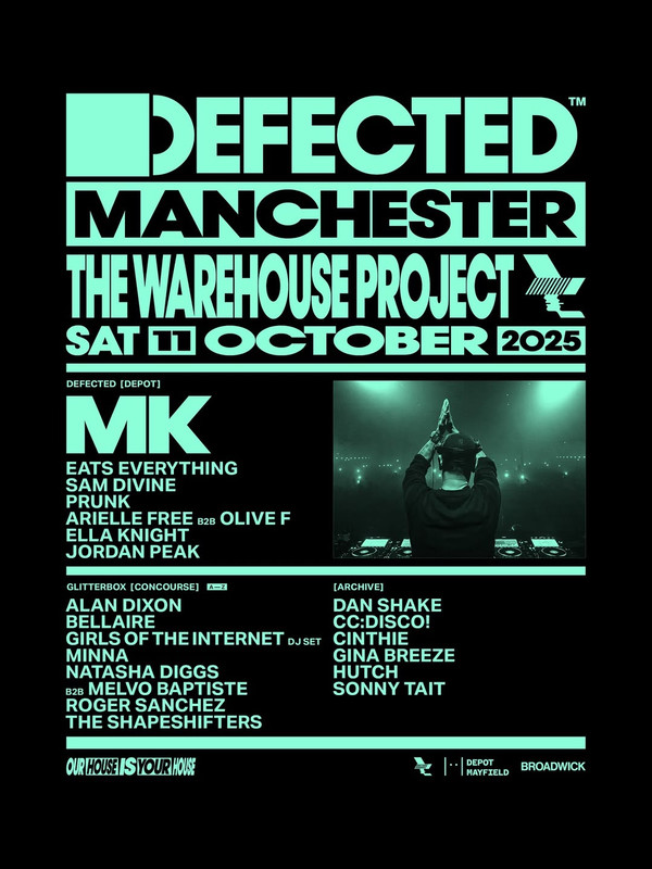 Full season of events for The Warehouse Project 2025 revealed | Skiddle
