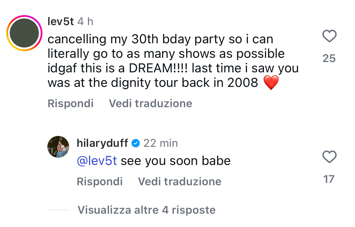 Hilary Duff confirms new tour "soon" - Base - ATRL