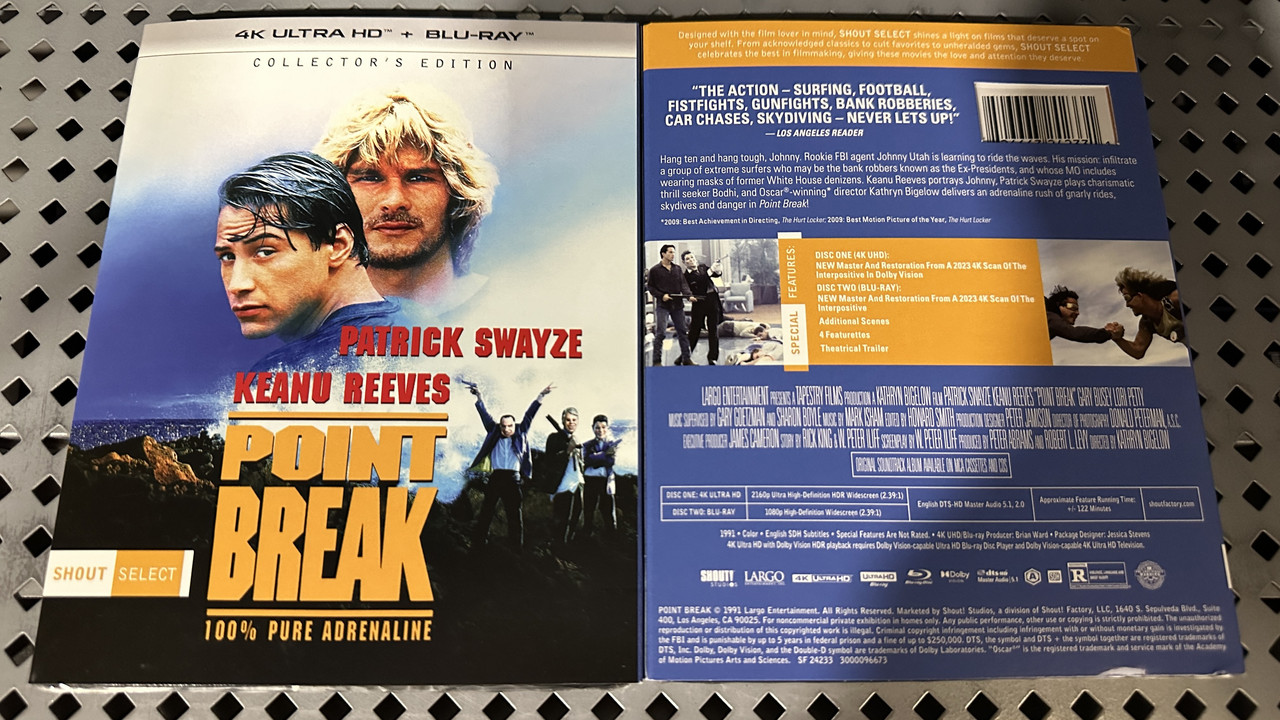 Point Break 4K UHD (1991) (Shout! Factory) - Page 18 - Blu-ray Forum