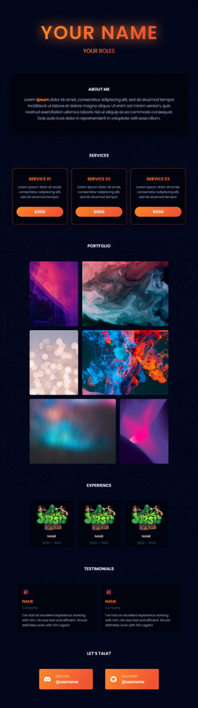 Onion's Simple Portfolio Thread Design | BuiltByBit