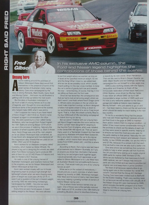 Kevin Drage : Phil Irving Award Winner... - The Nostalgia Forum - The ...