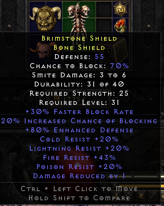 Orange Bone Shield - Topic - d2jsp