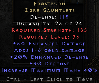 Perfect Dbl Upped Frostburns Ft, 115 Def - Topic - d2jsp