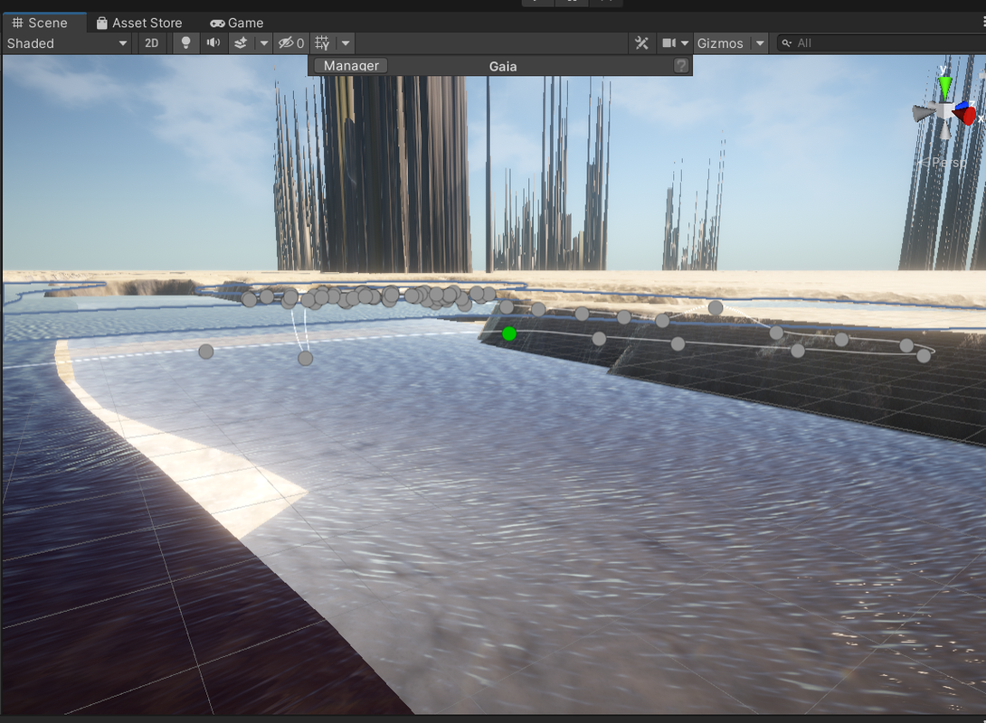 The river drawn by multiple spline curves has height difference - GeNa Pro - Canopy - Procedural ...