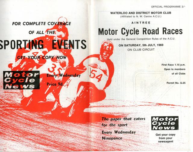 Entry list - Aintree 1969 - Motorcycle Racing Nostalgia - The Autosport ...