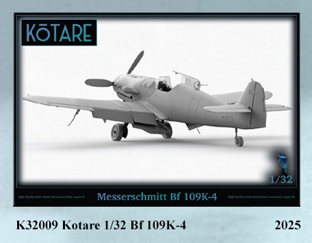1/32 - Messerschmitt Bf.109K-4 Kurfürst by Kōtare - 3D renders+test ...