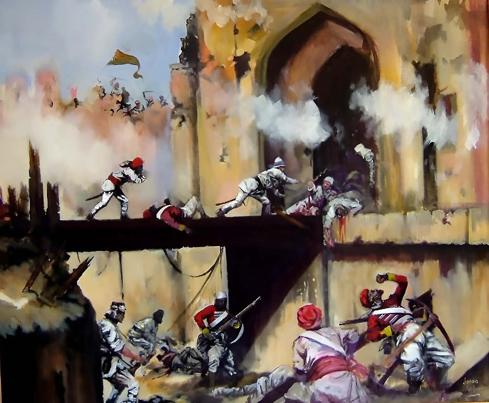 Anglo Indu, Delhi,blowing the kashmir gate 69 — Postimages