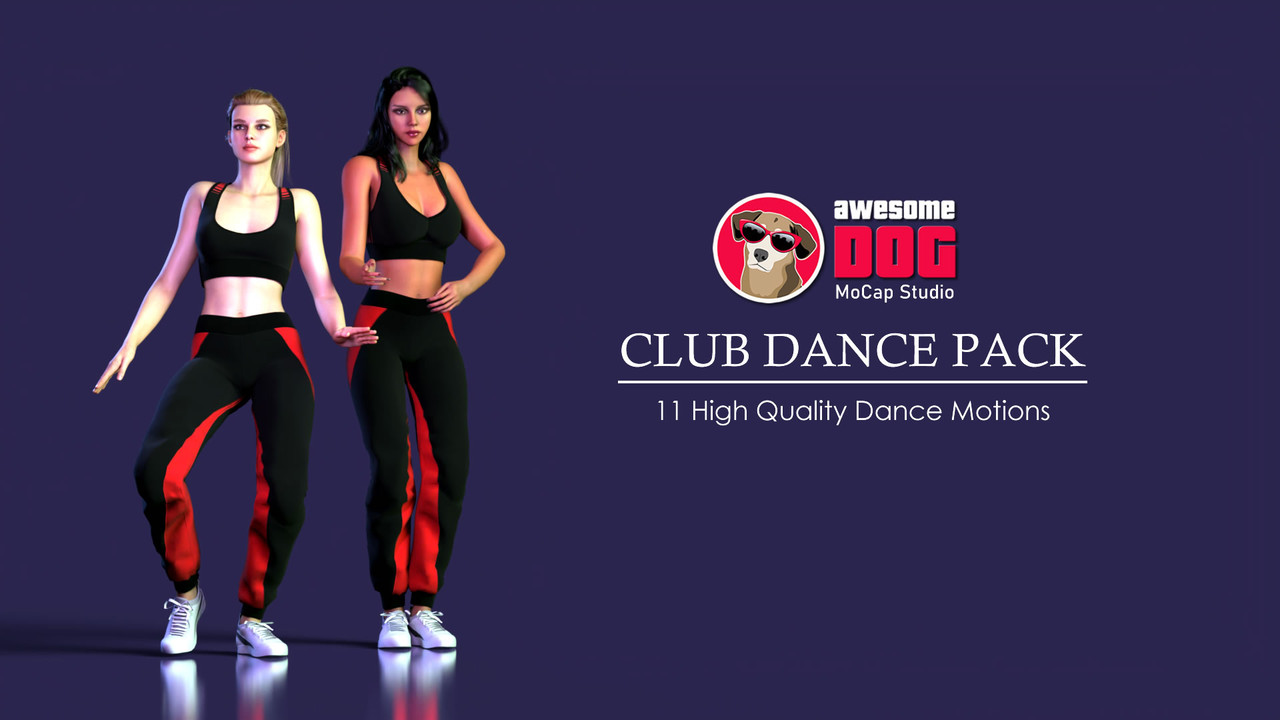 [ Reallusion Motion ] Club Dances 2026 - Free Daz 3D Models