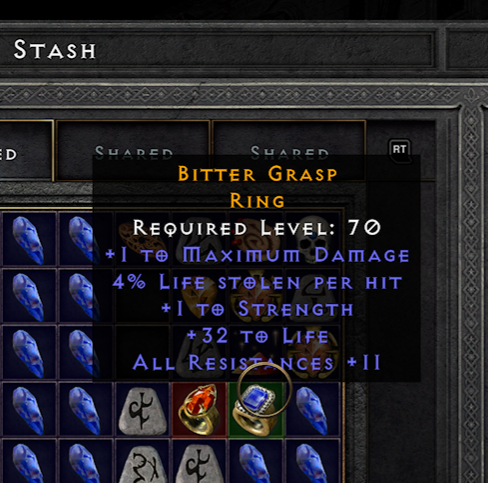 2 Usable Blood Rings - Topic - d2jsp