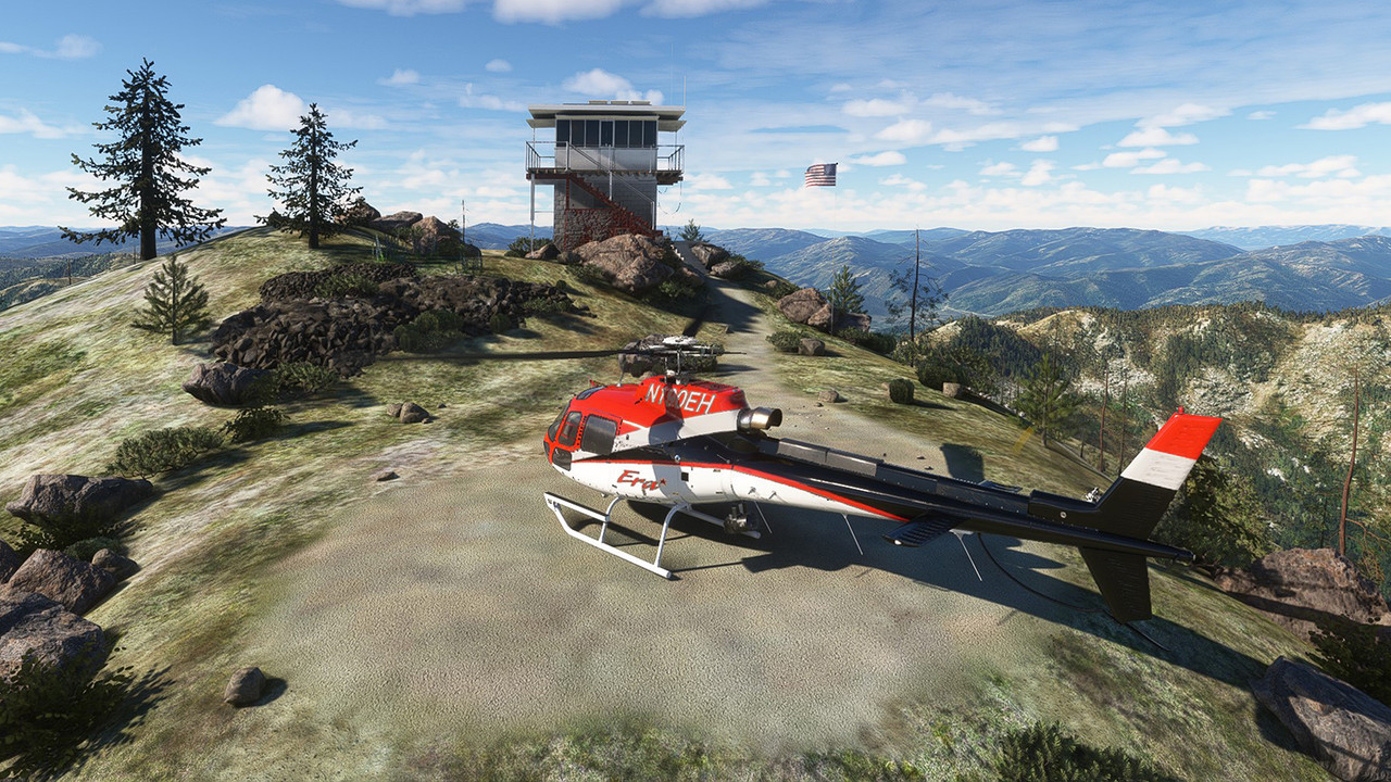 My visit to the Idaho Fire Lookouts - Community Screenshots - Orbx ...