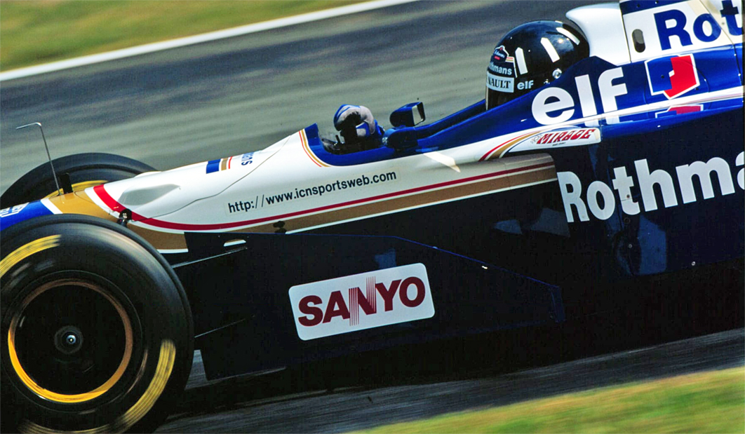 First time a web address appeared on a Formula 1 car? - The Nostalgia ...