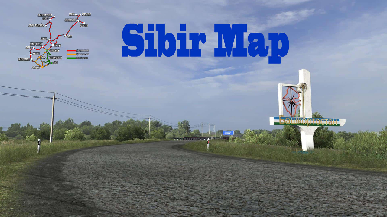[ETS2] Sibir Map v2.10.12 [1.55] (09.07.2025)