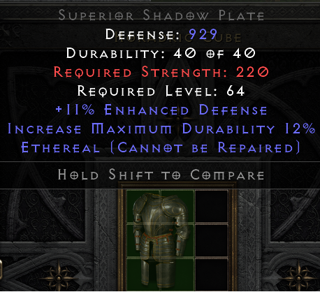 Jah, Eth 4os Elite Armor, Ohm - Topic - d2jsp