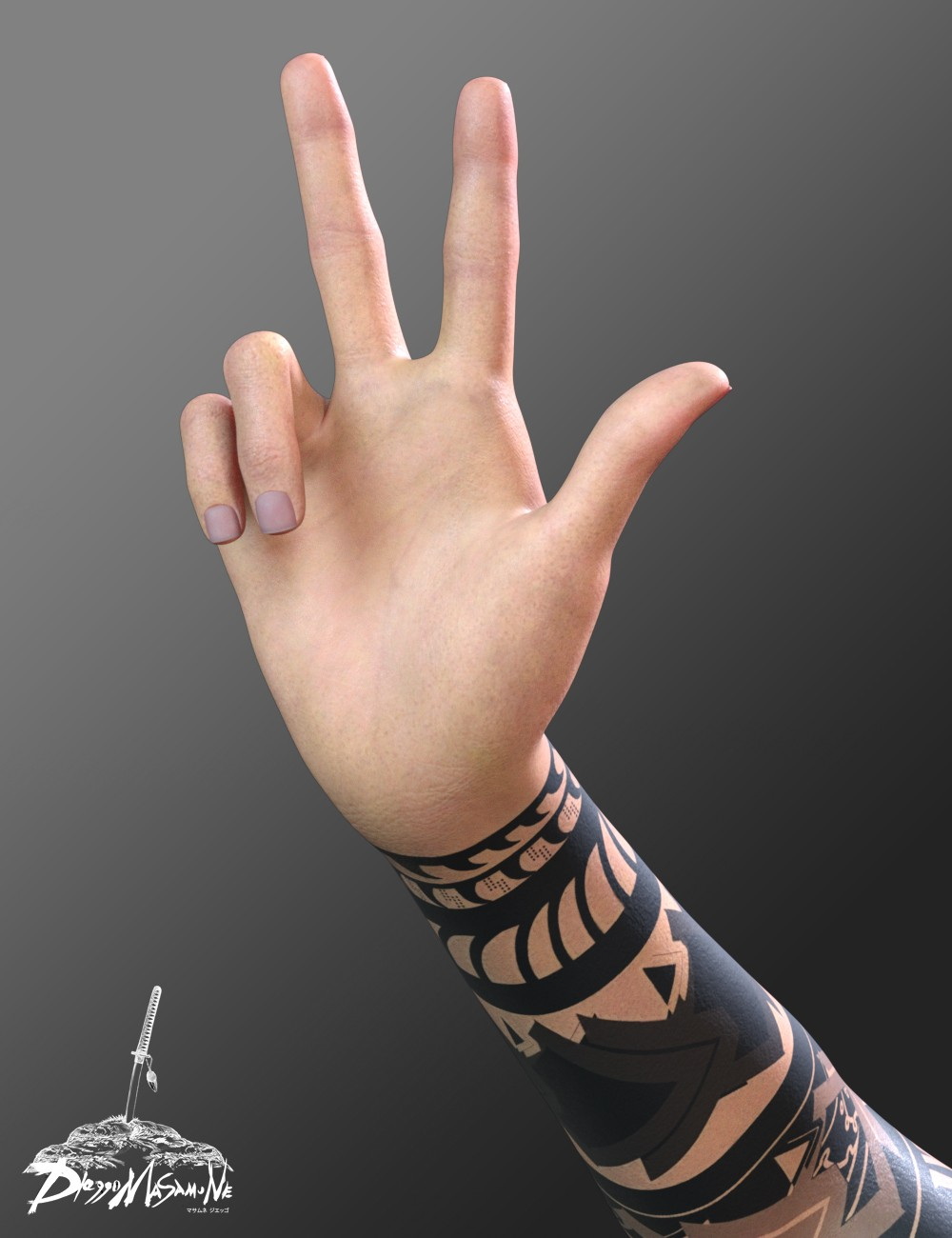 Hand Poses Pack For Genesis 9 - Free Daz 3D Models