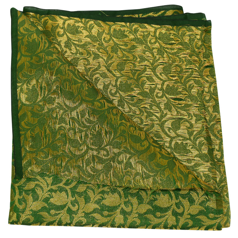 Brocade Art Silk Fabric Sewing Crafting For Upholstery & Home ...