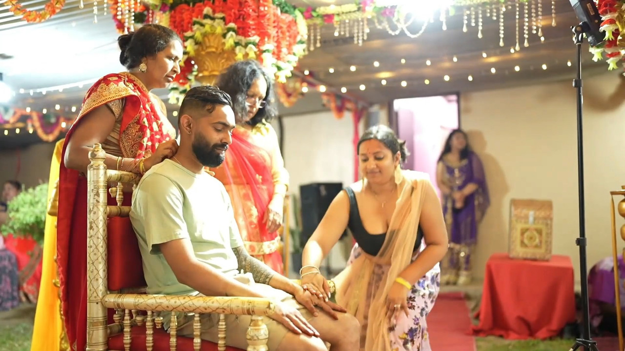 Dusky Desi Beautiful Girl Wide Cleavage and Boobs in wedding custume mp4 snapshot 01 58 145 ...