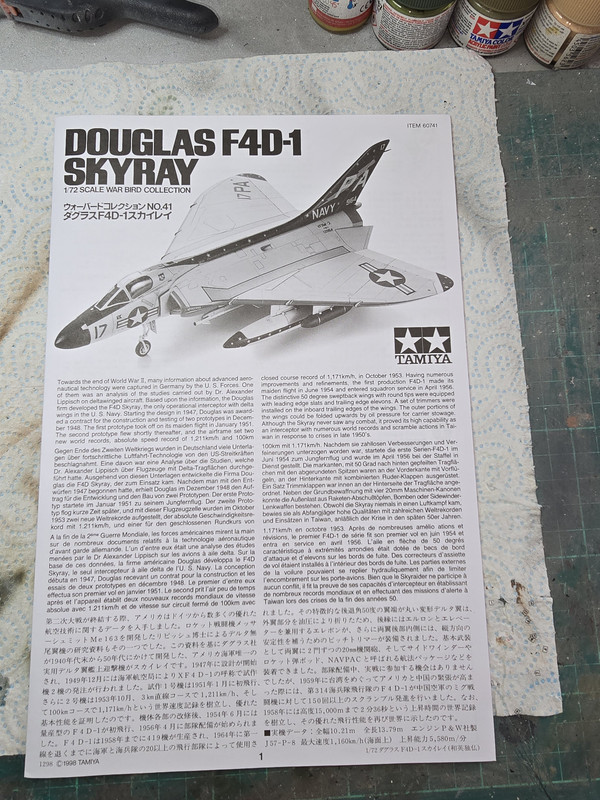 Tamiya 1/72 Douglas F4D-1 Skyray - International Scale Modeller