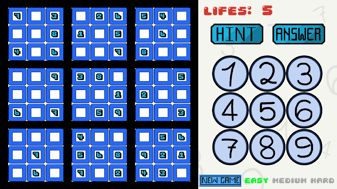GitHub - Maicken052/Sudoku-pygame: A Sudoku game created with Pygame ...