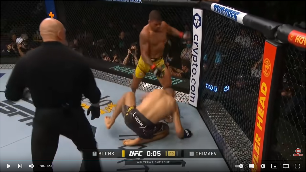 Burns throwing kick — Postimages