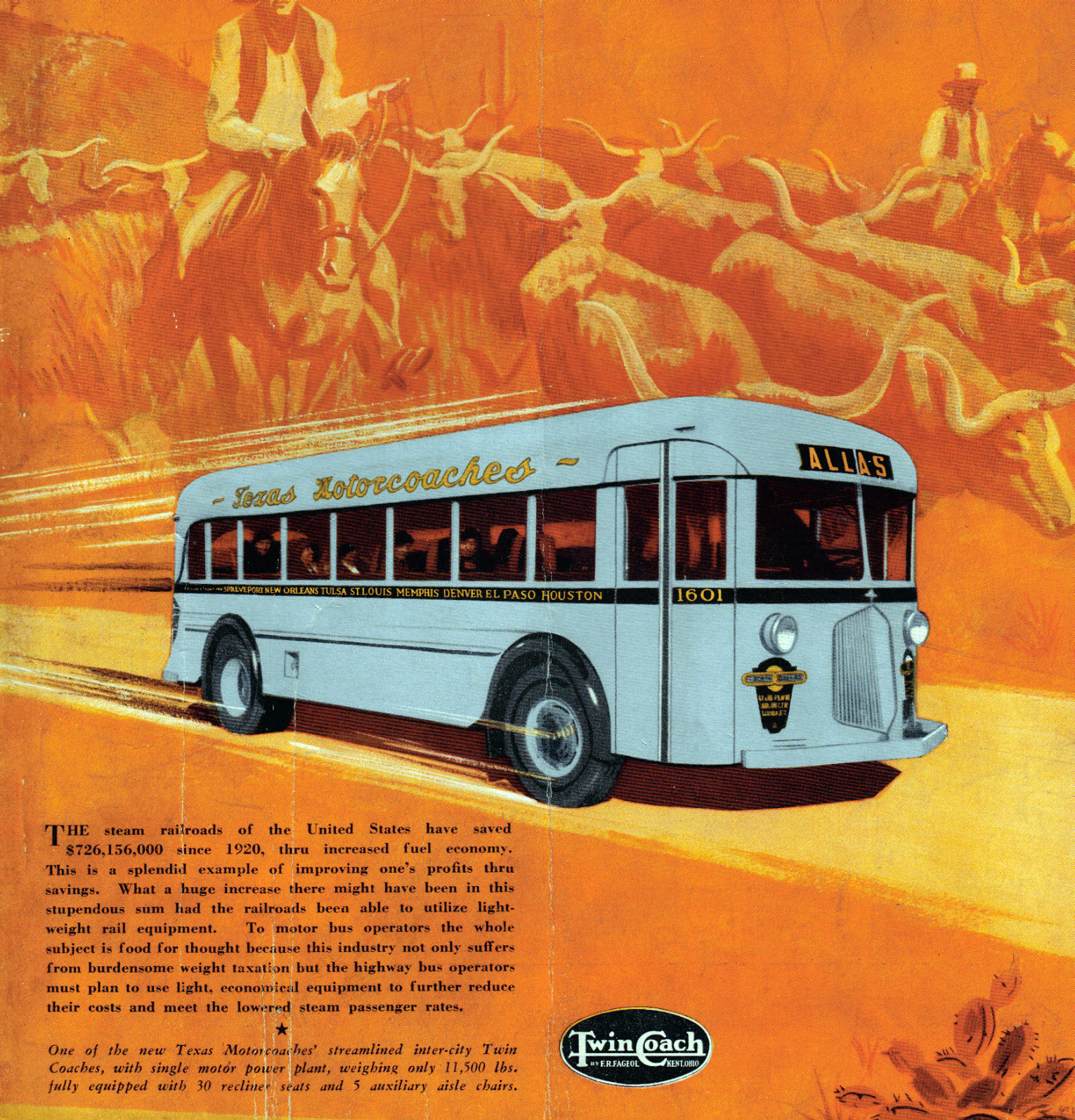 Twin Coach '33 Streamlined Inter City — Postimages