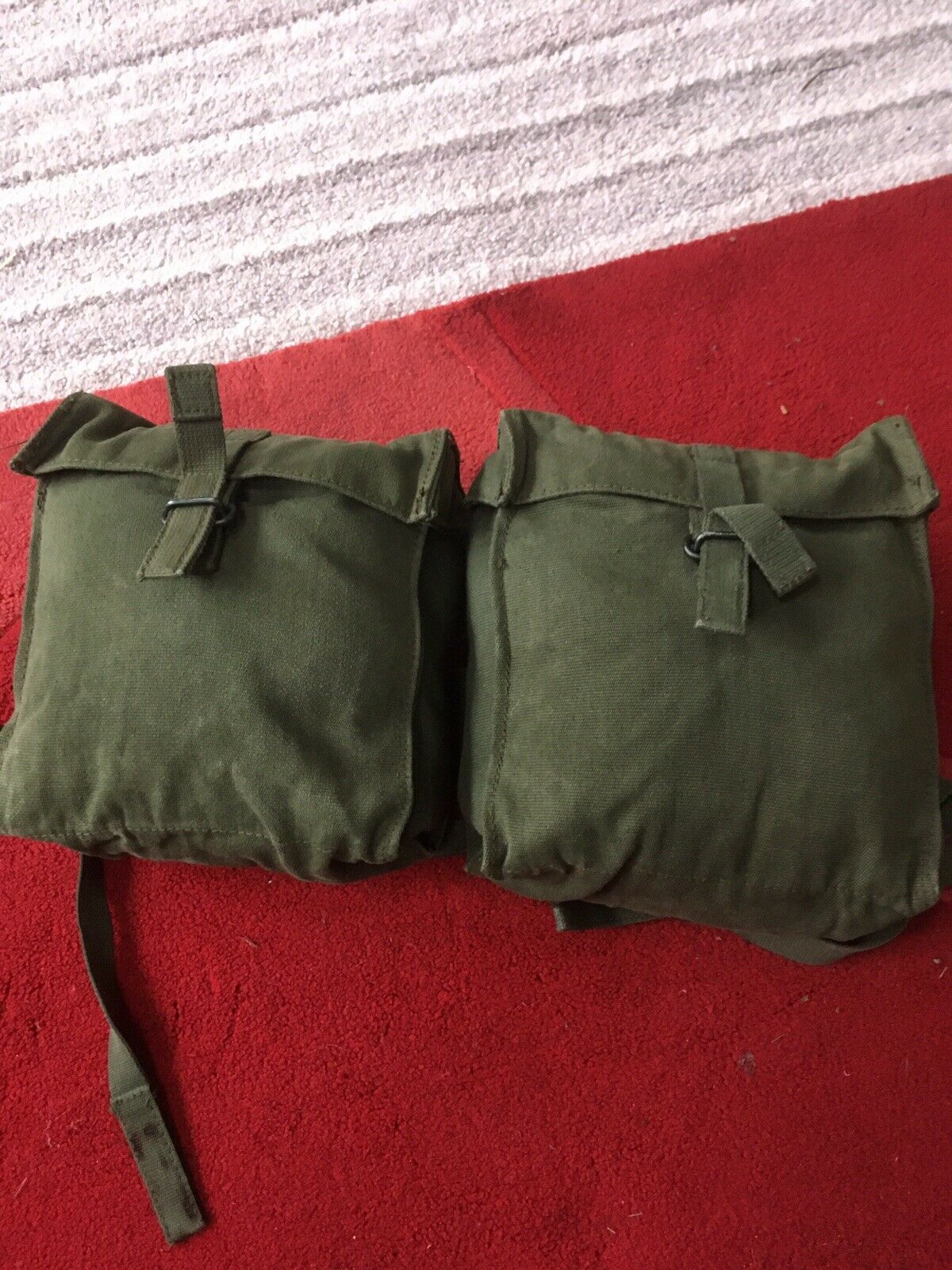 08 British Military 58 Pattern Webbing Kidney Pouches — Postimages