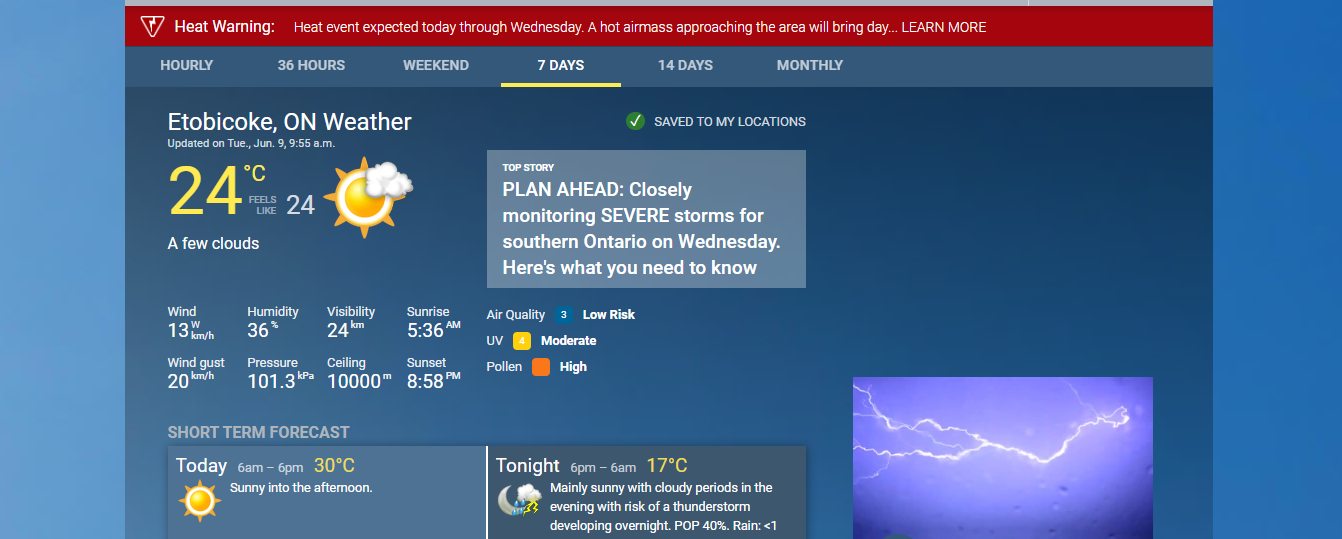 WEATHER — Postimages