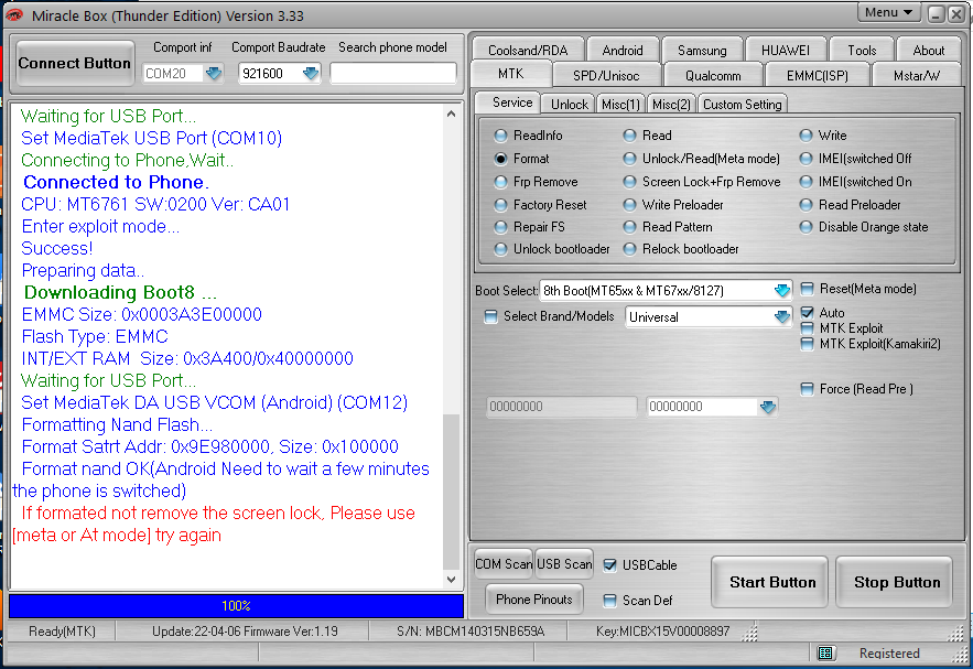 Tecno Kc1 FRP lock Remove Done By Miracle Thunder Edition 33 - GSM-Forum