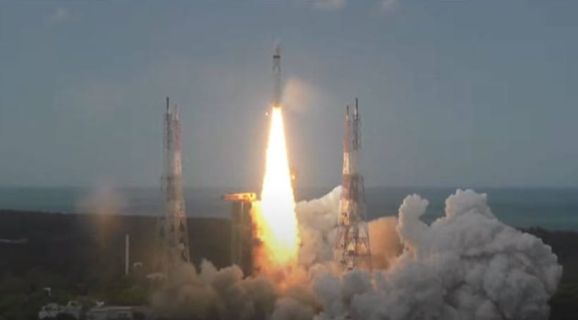 LVM-3 rocket launches into orbit