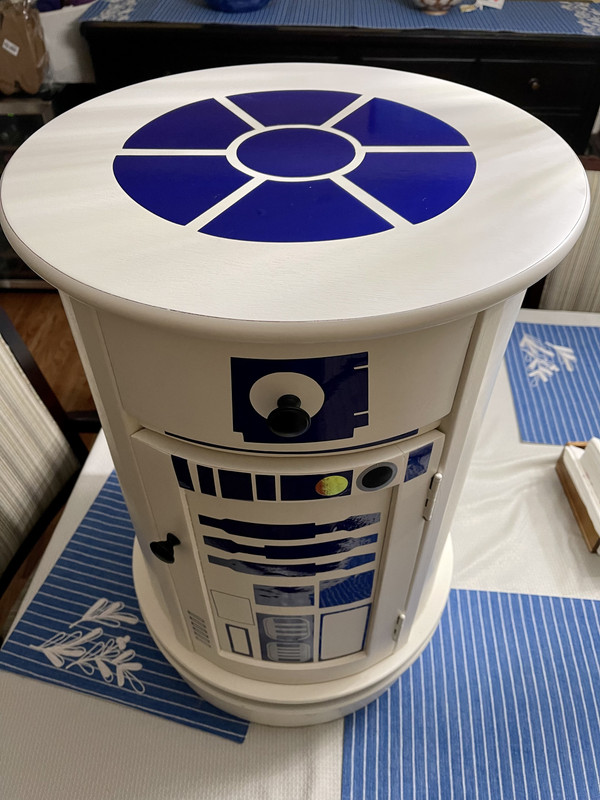 Custom made R2-D2 bedside table : r/StarWars