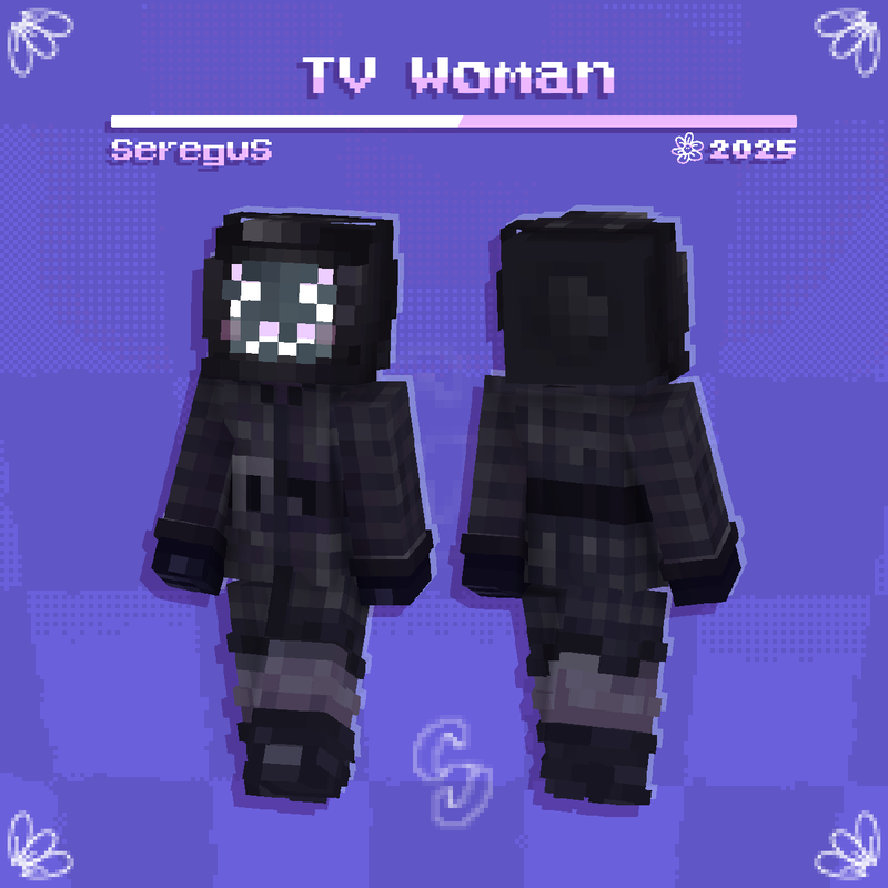 TV Woman [8 March 2025 Special] Minecraft Skin
