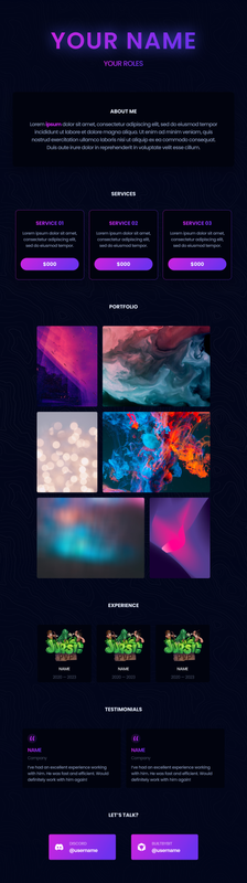 Onion's Simple Portfolio Thread Design | BuiltByBit