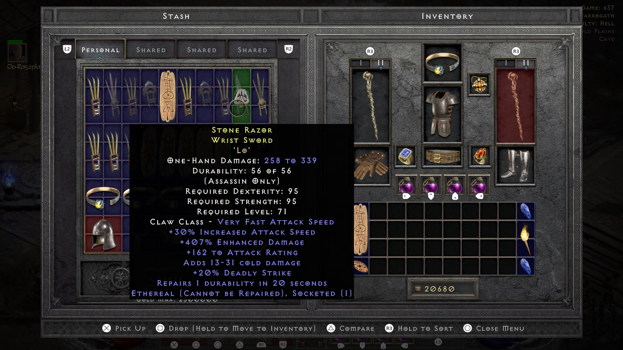 Ultra Divin Gg Claw Sword - Topic - d2jsp