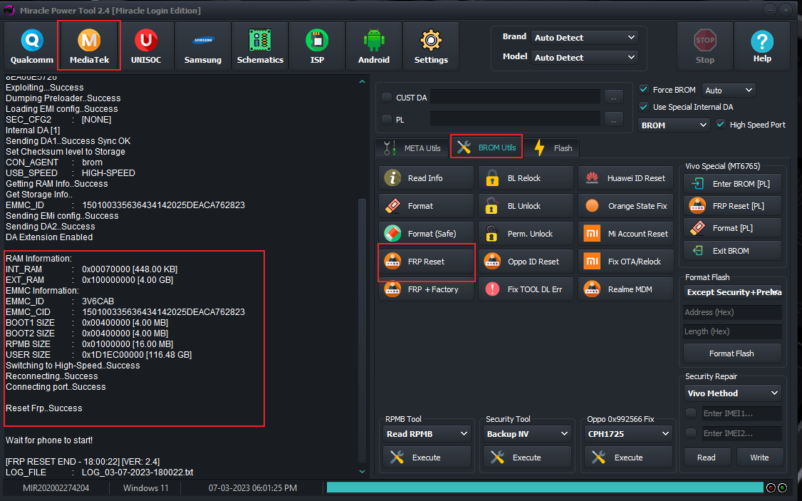Tecno Cg6j Frp lock Reset Success Miracle Power Tool2.4 - GSM-Forum
