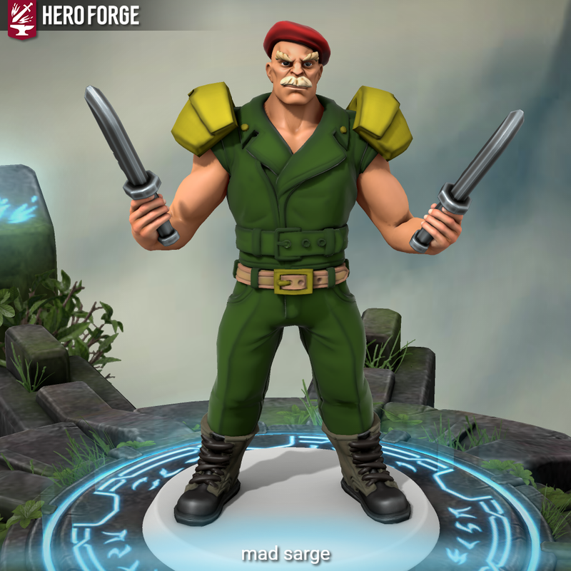 characters from hokuto no ken - fist of the north star : HeroForgeMinis