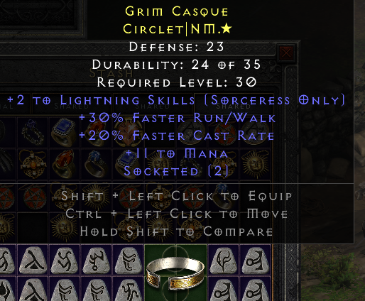 Lvl 30 Light Sorc Ammy And Circ - Topic - d2jsp