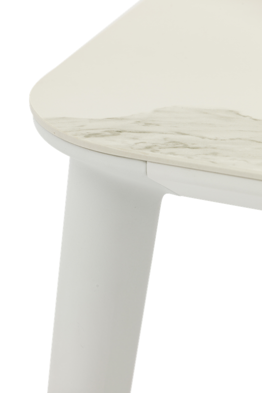 TIMO DINING TABLE CERAMIC TOP 1 8 M WHITE MARBLE 4 — Postimages