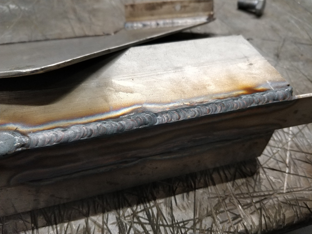 My very first time adding material with TIG welding after a couple of ...