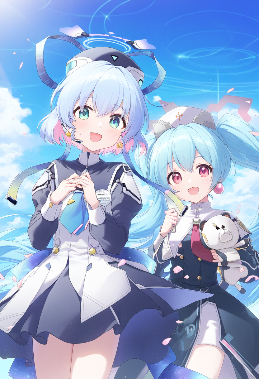 2girls, Yumemi (planetarian), arona (blue archive), best quality, amazing qualit s 3677166220 ...