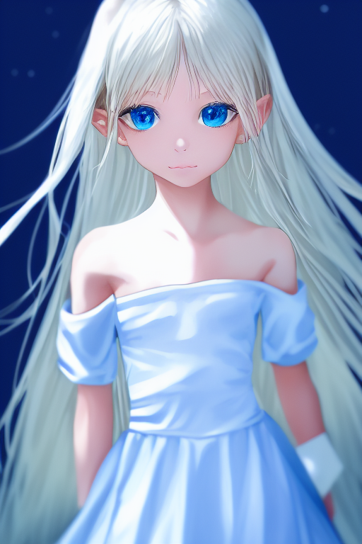 00095 3139702381 1girl, full body, 12yo little girl, small breast, Ice background, bare ...