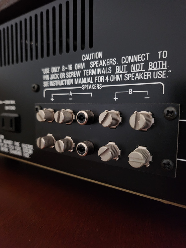 Vintage receiver: how the heck do I connect speakers? : r/audio