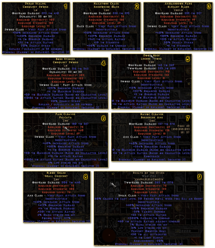 TRADE WEAPONS — Postimages