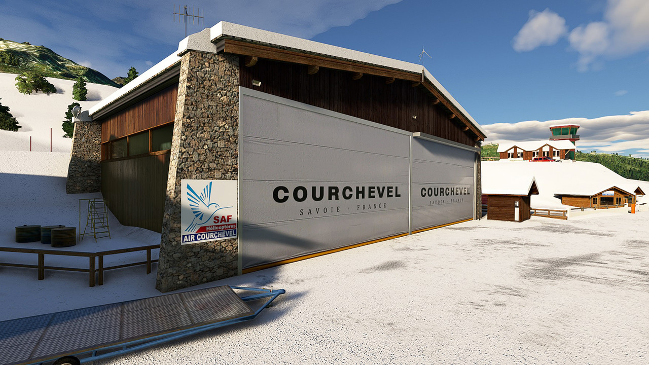 Courchevel Altiport LFLJ in French Alps - The AVSIM Screen Shots Forum ...