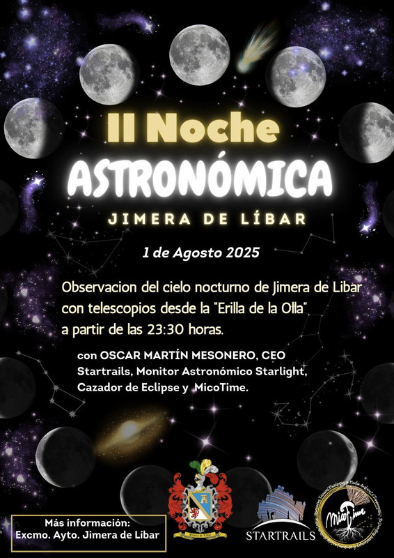 II Noche Astronómica de Jimera de Líbar - Portal Temático Serranía de Ronda