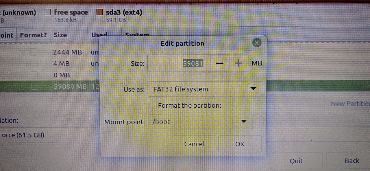 Как да инсталирам Linux Mint, ако инсталатора не засича заделеното място? - Страница 3 - Linux ...