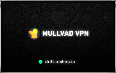 Product details - Mullvad VPN · Drift Account Hub