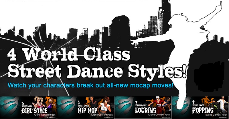 Motions Street Dance Collection 2026 - Free Daz 3D Models
