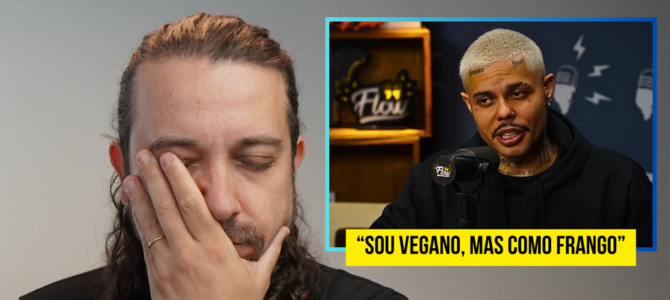 MC Lan no Flow Podcast: “sou vegano, mas como frango e peixe”