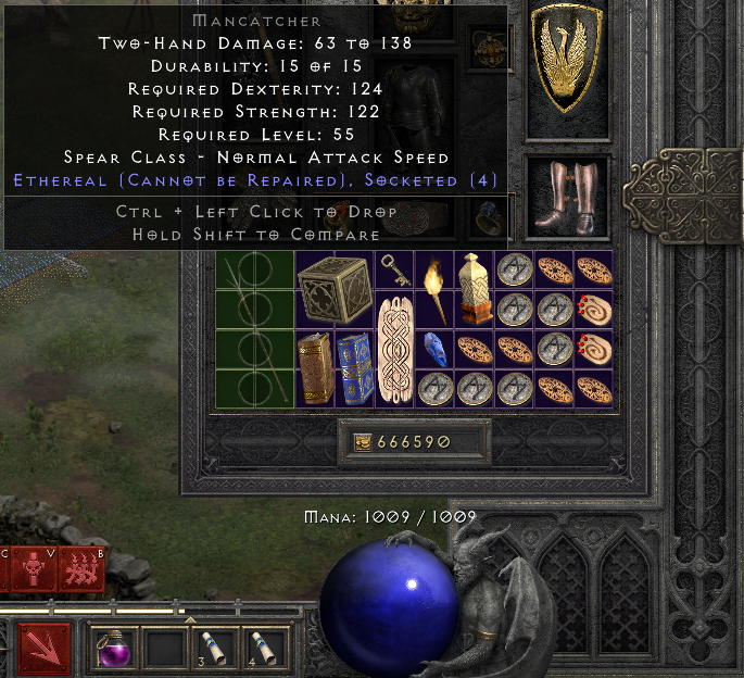 4os Mancatcher Ethereal For Man Catching - Topic - d2jsp