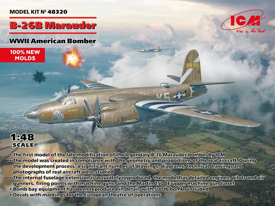 1/48 - Martin B-26B Marauder by ICM - released - new B-26F/G & Mk.III variants in 2025 - Page 2 ...
