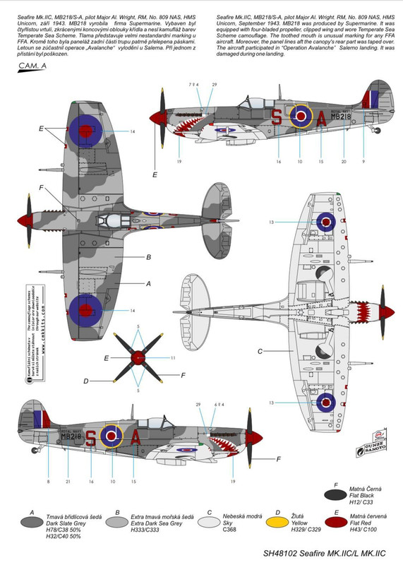 "They gave me a Seafire..." - Seafire Mk IIc, 809 NAS FAA, HMS Stalker ...